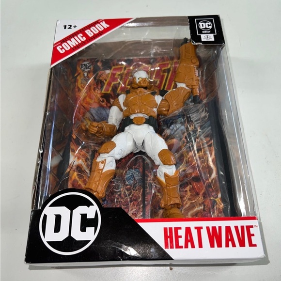 DC Comics | Toys | Mcfarlane Heat Wave 7 Figure With The Flash Comic ...